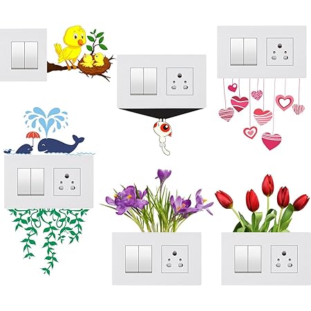 Buy Decals Creativity® Switch Board Sticker Light Switches Sticker ...