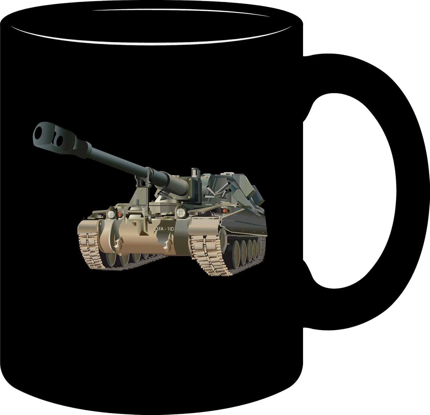 Amazon.com: MUG - Army - M109 155MM SP (Black, 11oz) : Home & Kitchen