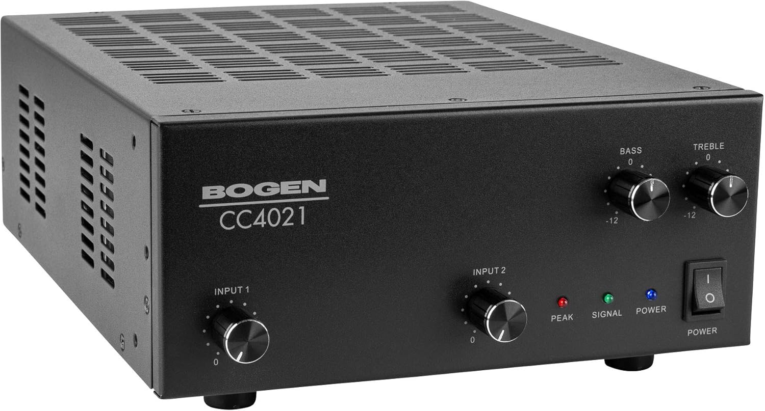 Amazon.com: Bogen Amplifier - 40 W RMS - 2 Channel CC4021 : Electronics