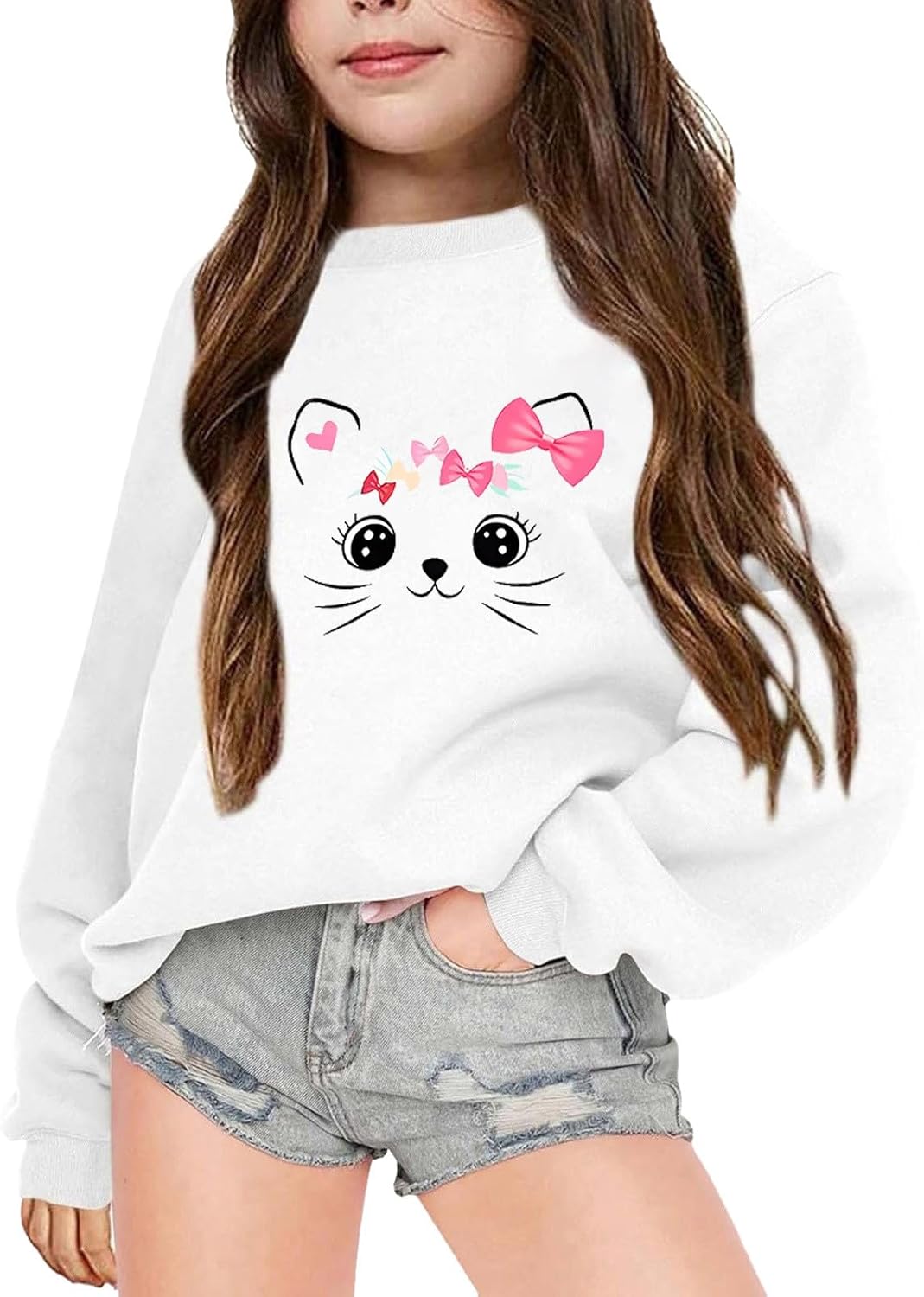 Generisch Robe Pull Femme Enfant Fille Automne et Hiver Lettres ...