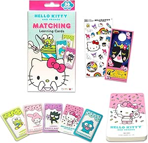 Amazon.com: Hello Kitty Educational Memory Card Game Set - Matching ...