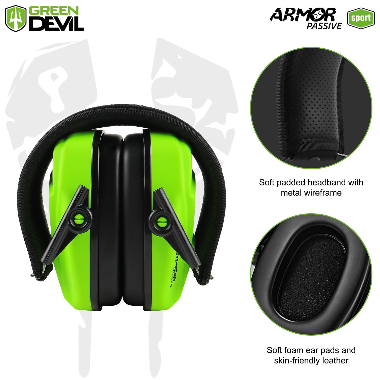 Snapklik.com : Noise Reduction Hearing Protection Ear Muffs Passive ...
