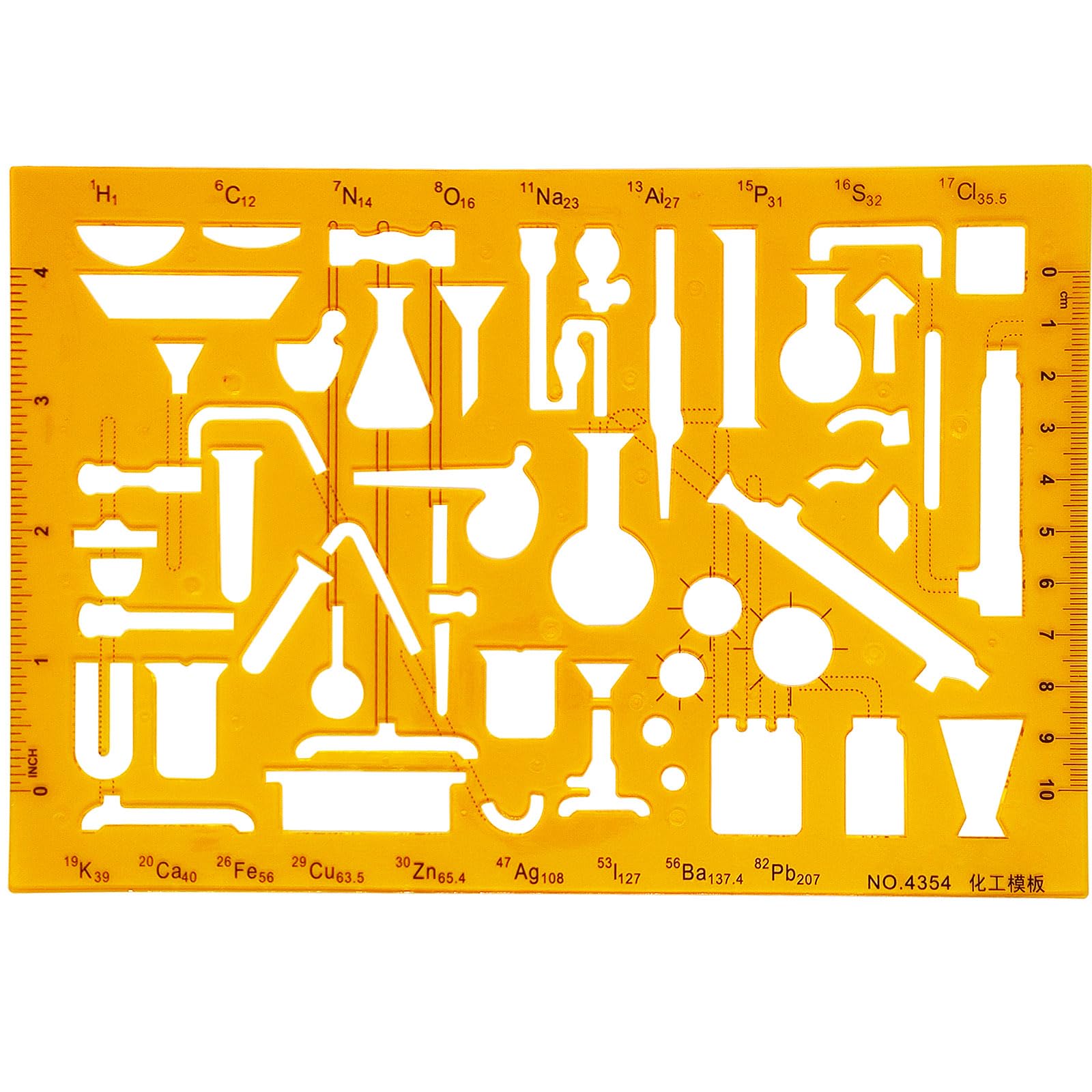 Snapklik.com : Chemistry Template Ruler,Geometric Drawing Template ...