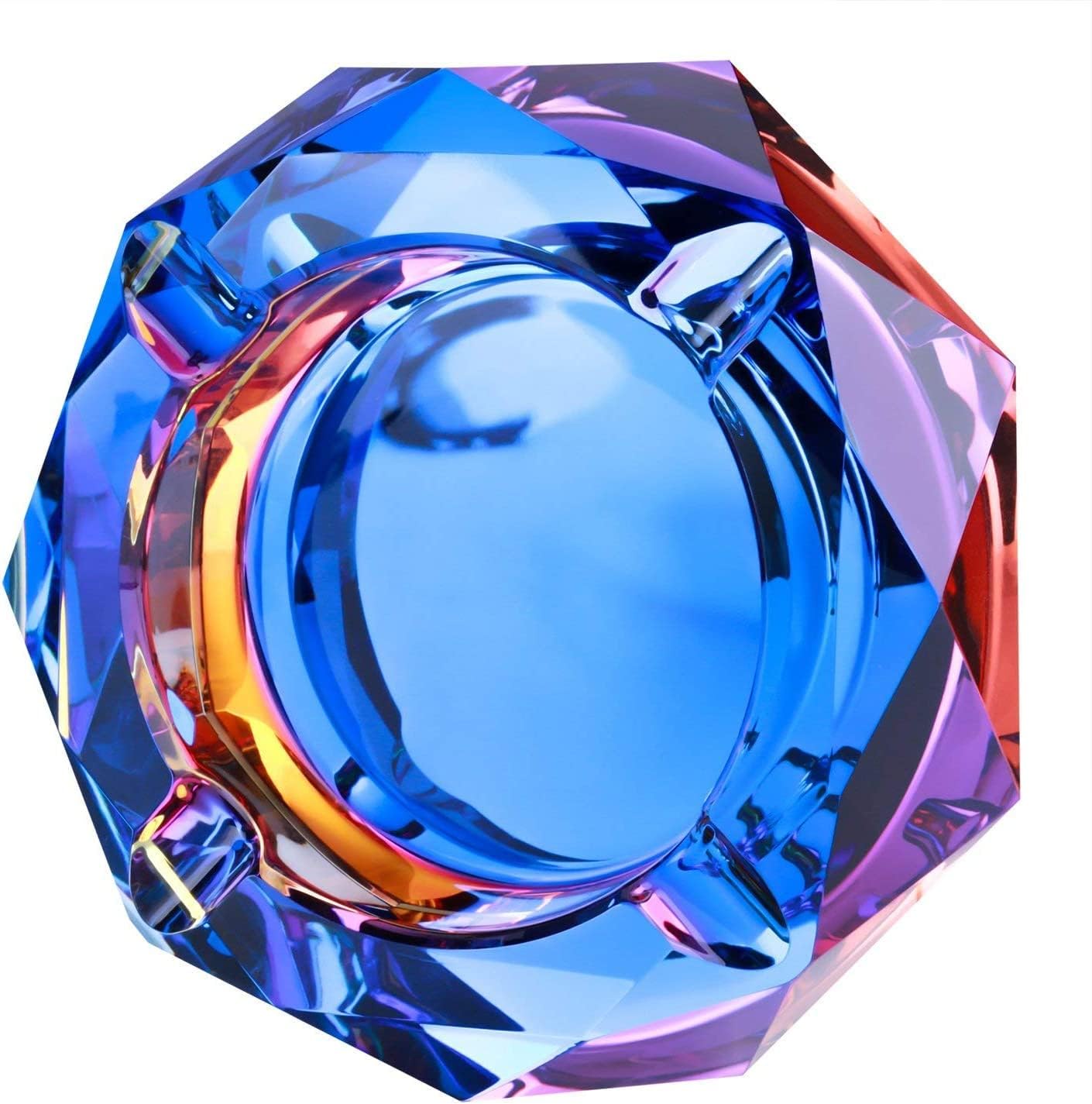 Amazon.com: Crystal Ashtray Modern Living Room Ash Tray Holder ...