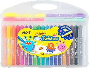 Amos Colorix Silky Twisters - 24 Pack : Amazon.com.au: Stationery ...