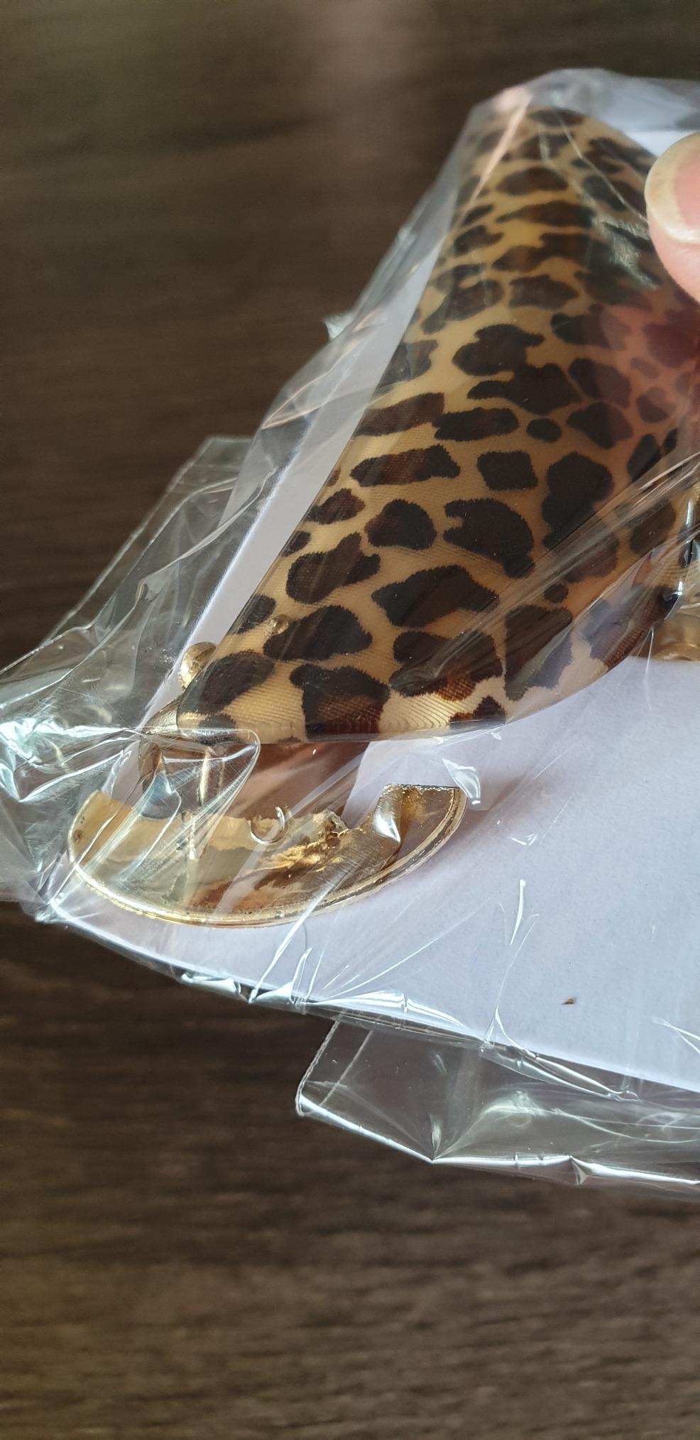 Chunky Leopard Animal Print Hair Claw Clip Clamp Grip : Amazon.co.uk ...