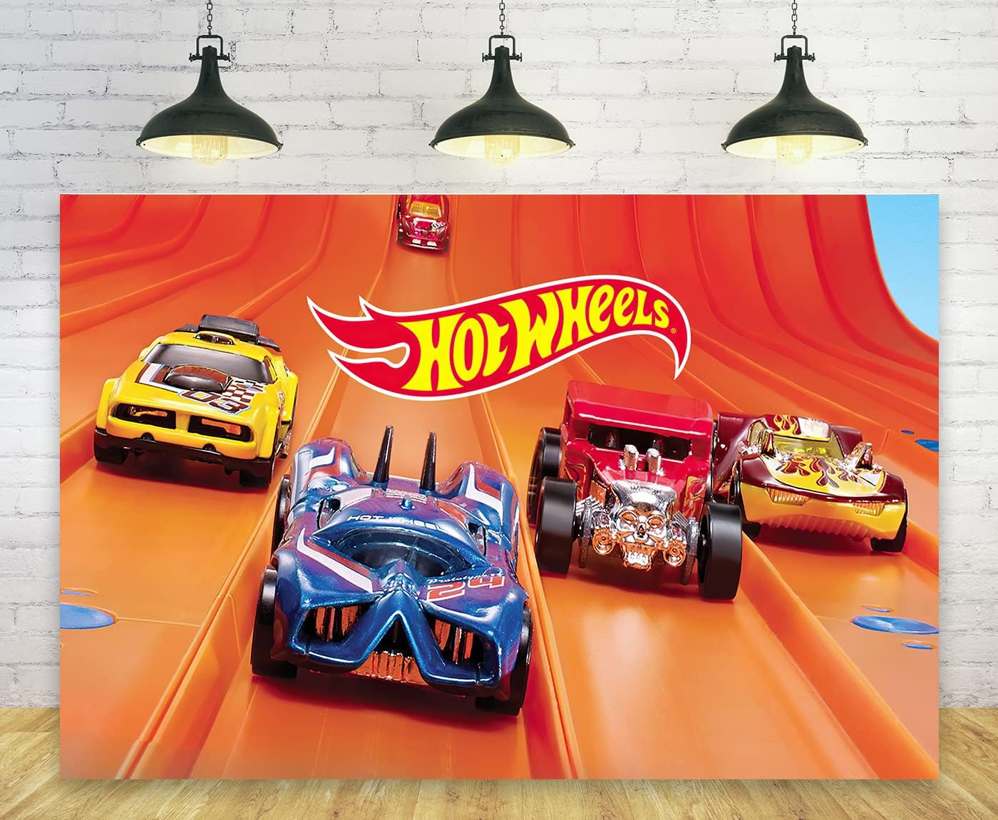Amazon.com : EOA 7(W) x5(H) FT Wheels Wild Hot Racer Photogarphy ...