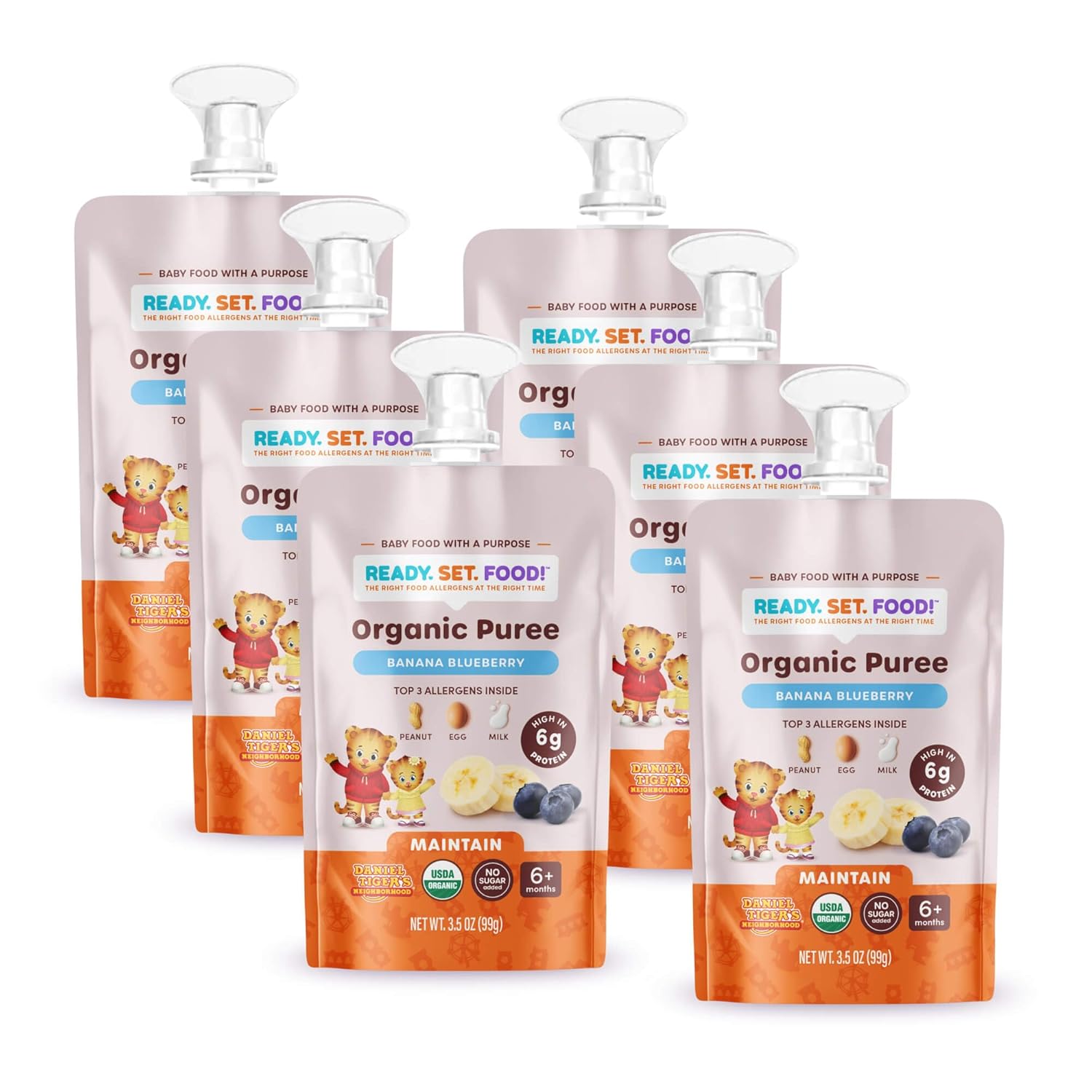 Amazon.com: Ready Set Food Organic Puree Pouch – Organic Baby Food ...