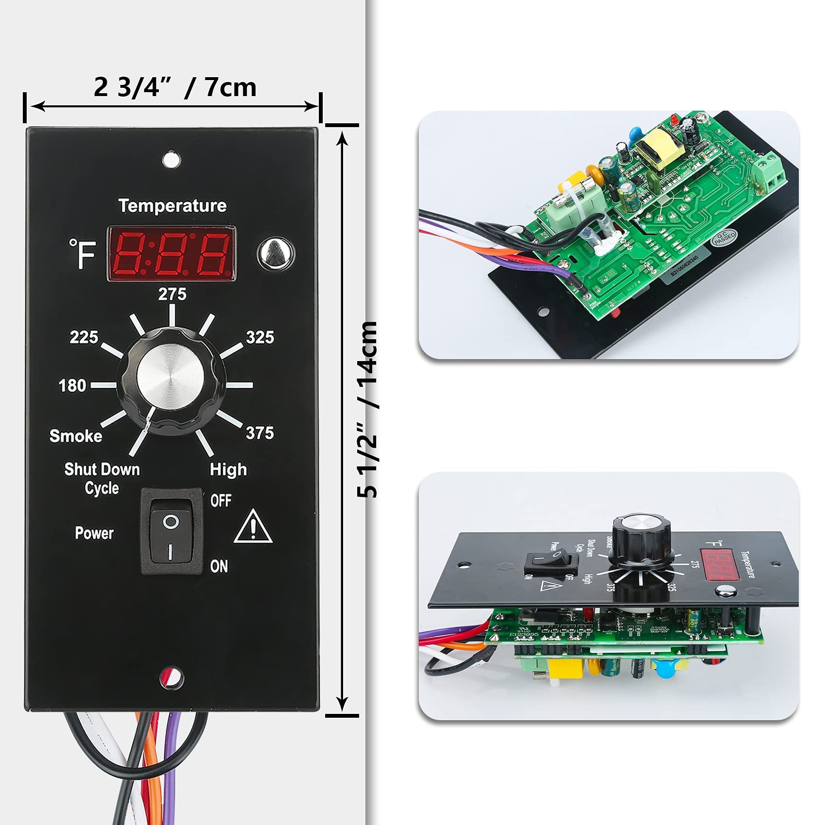 Snapklik.com : Digital Elite Thermostat Control Panel Replacement ...