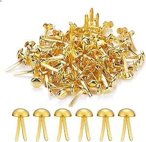 Amazon.com: Paper Fasteners Brads Round Fasteners for Kids Craft Art ...
