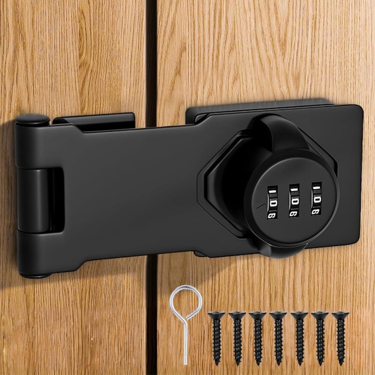 Cabinet Combination Lock 3-Digit Cabinet Password Hasp Locks Household ...