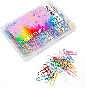 Amazon.com : GSPSCN 180Pack Colorful Jumbo Paper Clips 2inch (50mm ...
