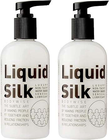 Liquid Silk Personal Lubricant 2 x 250ml Pack : Amazon.ca: Health ...