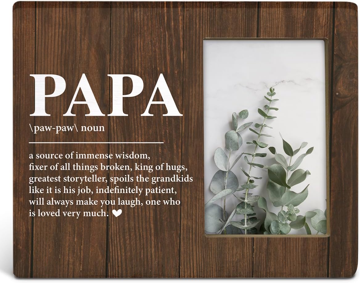 Amazon.com - TSUYAWU Papa Gift From Granddaughter Grandson, Gifts for ...