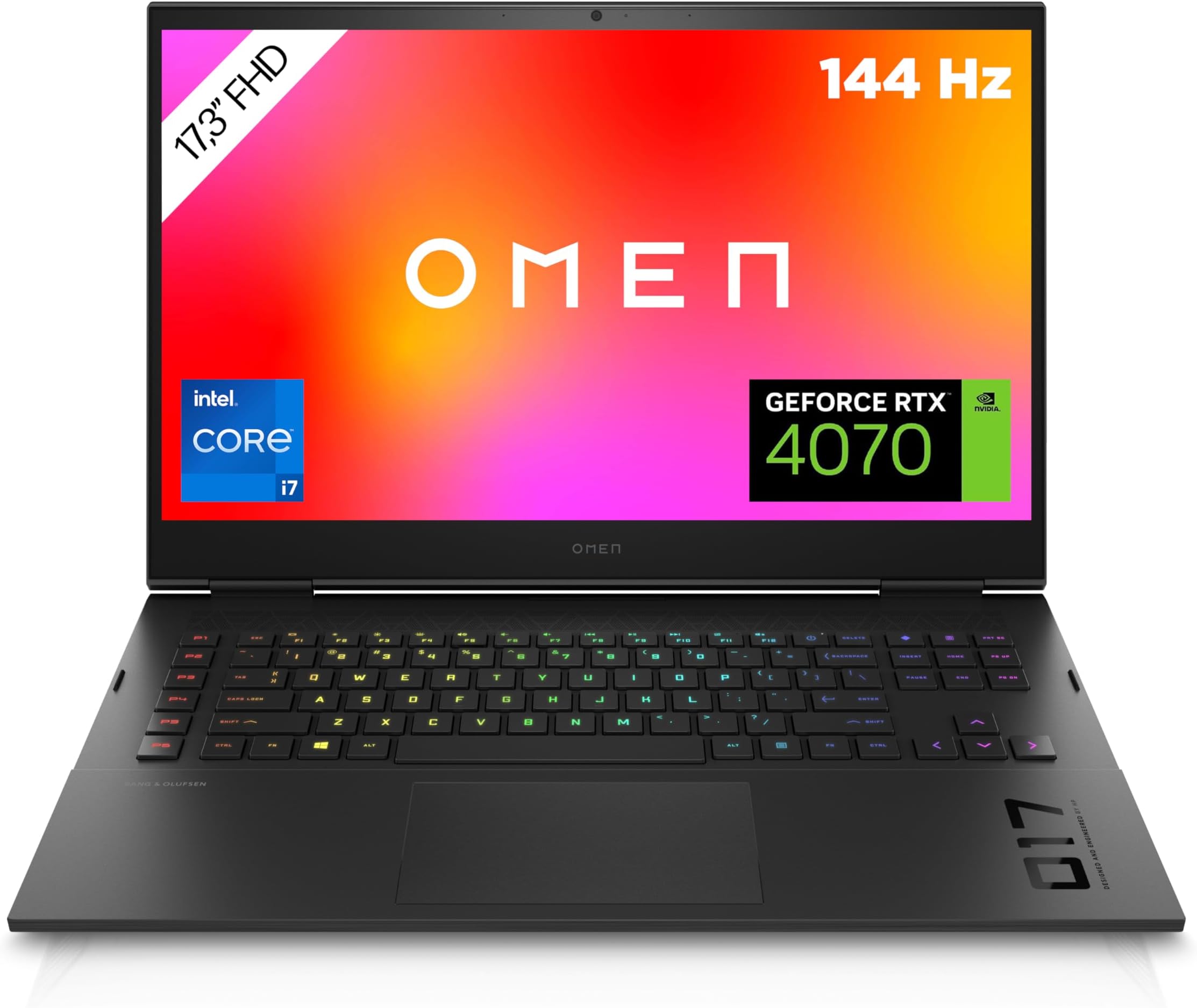 OMEN Gaming Laptop, 17.3 Inch FHD 144Hz Display, Intel Core i7-13700HX ...
