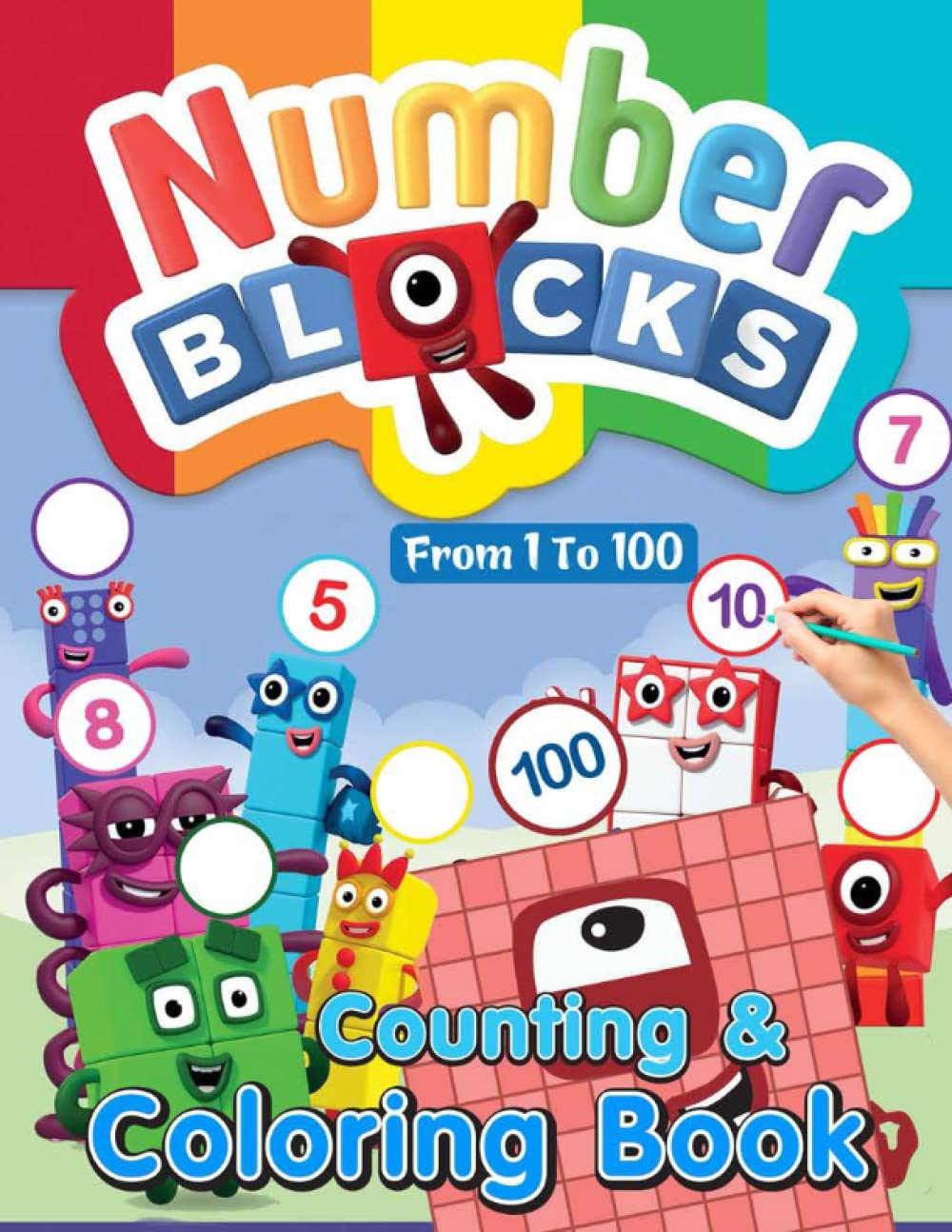 Buy Numberblocks Counting & Coloring Book: Numberblocks Counting ...
