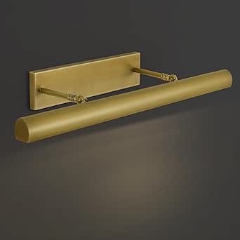 Brass Picture Lights for Wall, 24" Linear Picture Light Hardwired, 3 ...