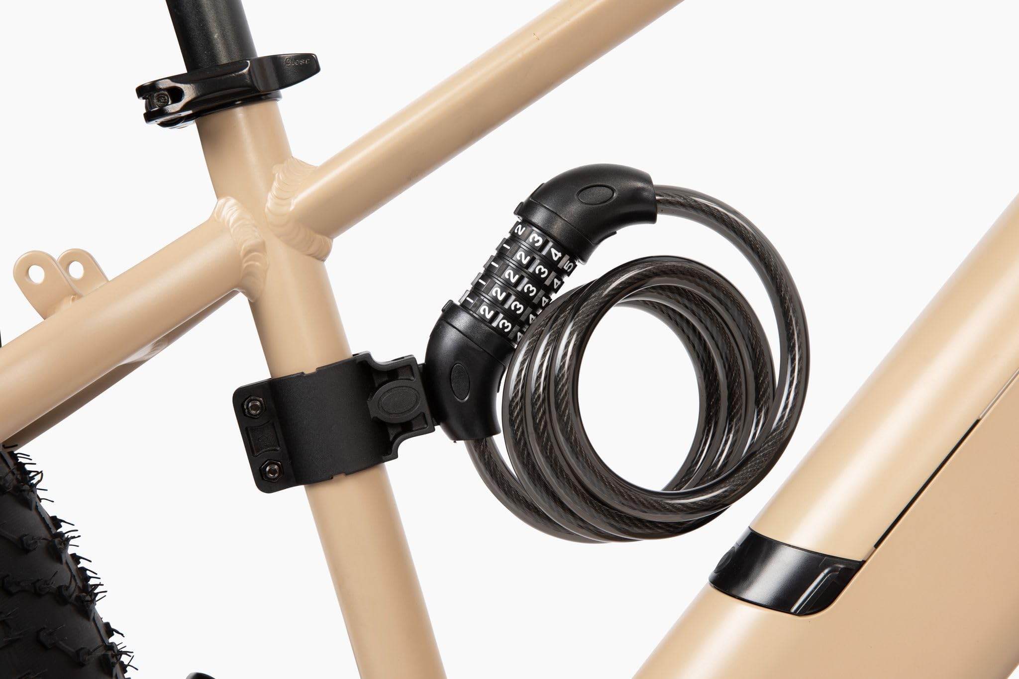 Amazon.com: OZZM Bike Cable Lock, 5-Digit Resettable Combination Bike ...