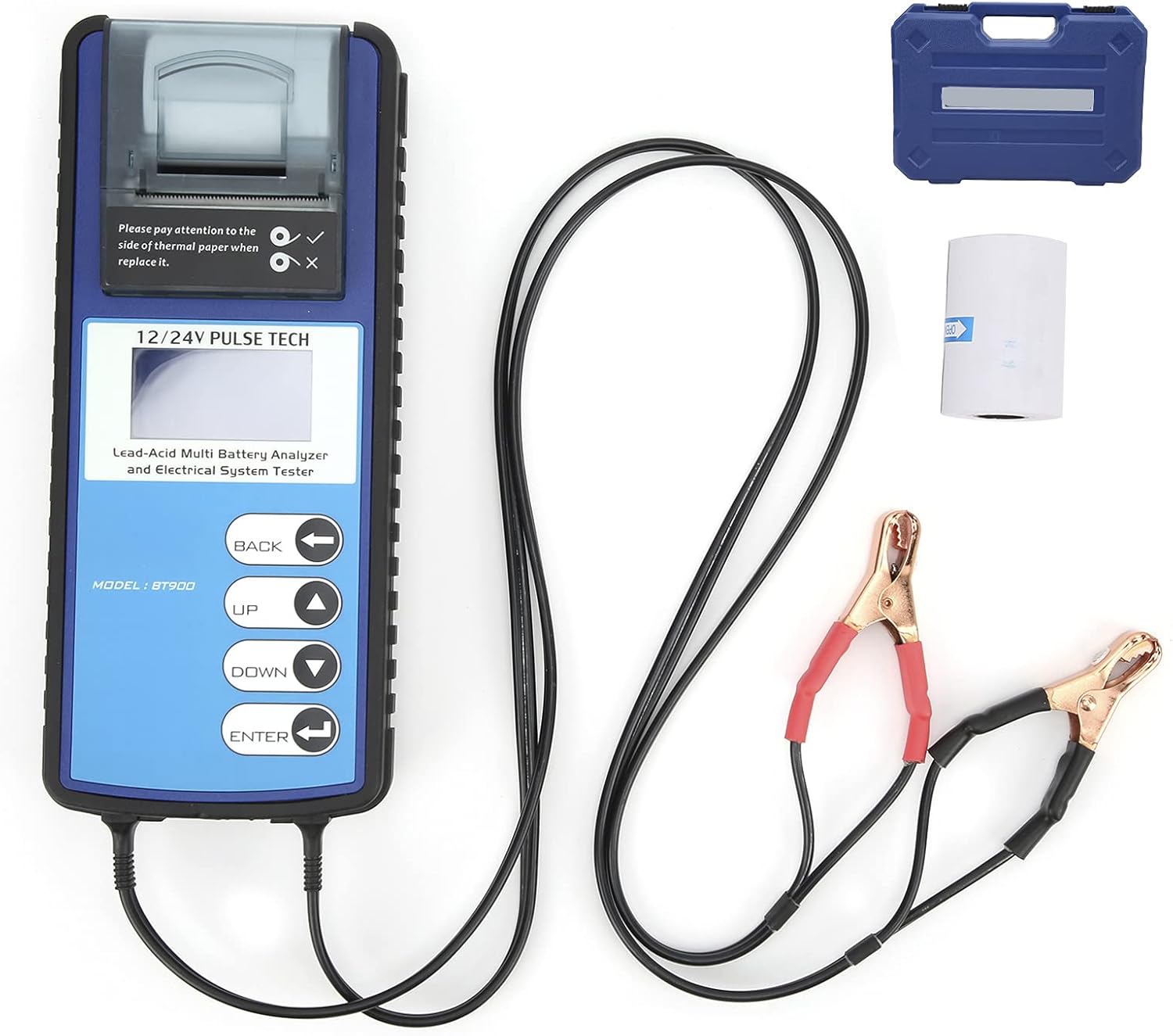 Amazon.com: Battery Tester, 12V/24V Car Battery Tester BT900 LCD ...