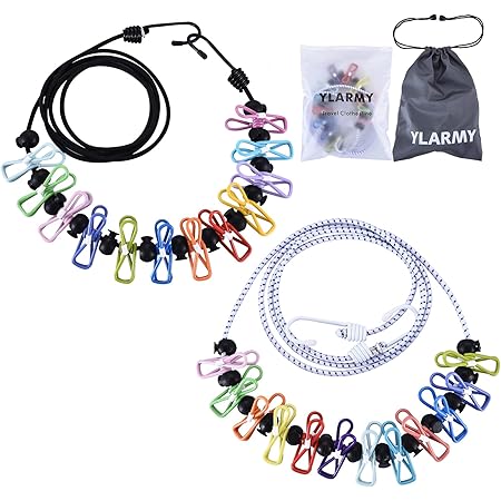 Amazon.com: Travel Clothesline,4m/13ft Portable Retractable Adjustable ...