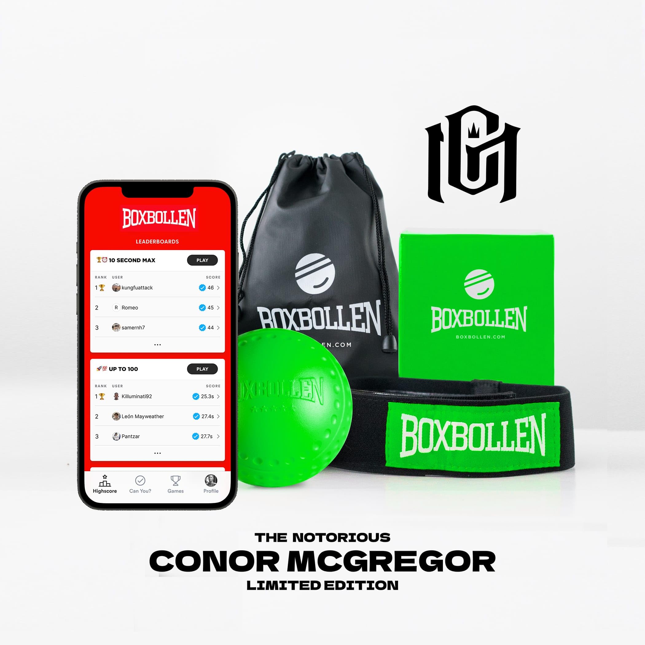 Snapklik.com : Boxbollen Boxing Reflex Ball - The Notorious Conor ...