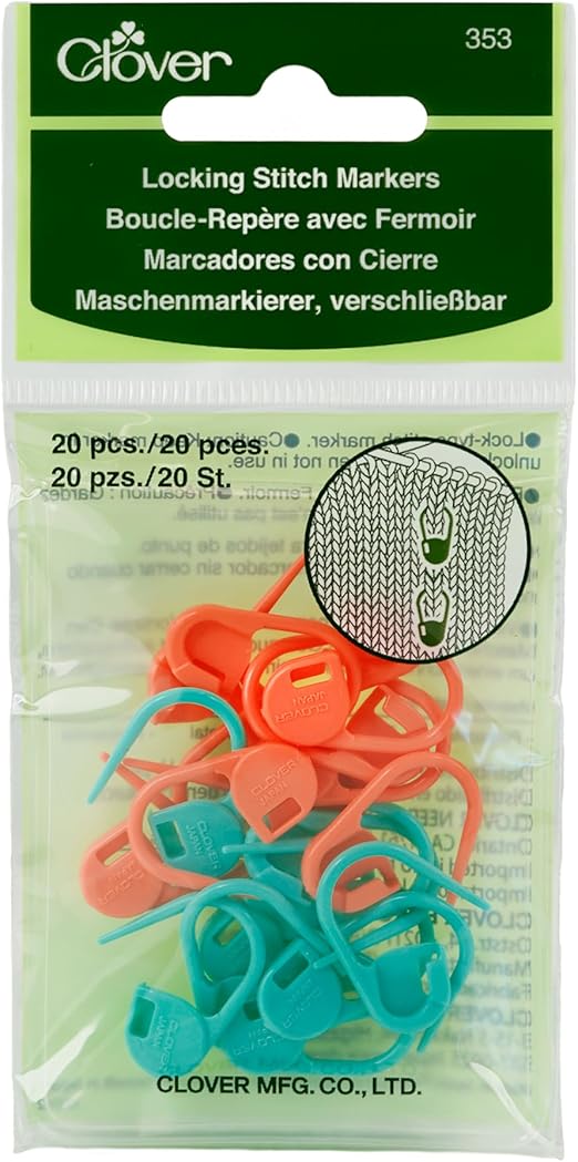 Amazon.com: Clover Lock Ring Markers, 20/pkg