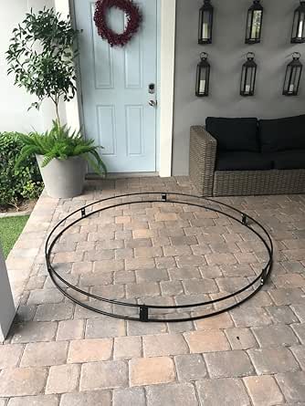 ODCSV Floral Wedding Chandeliers, 4ft-6ft Diameters (6-Foot Hoop, 3 ...