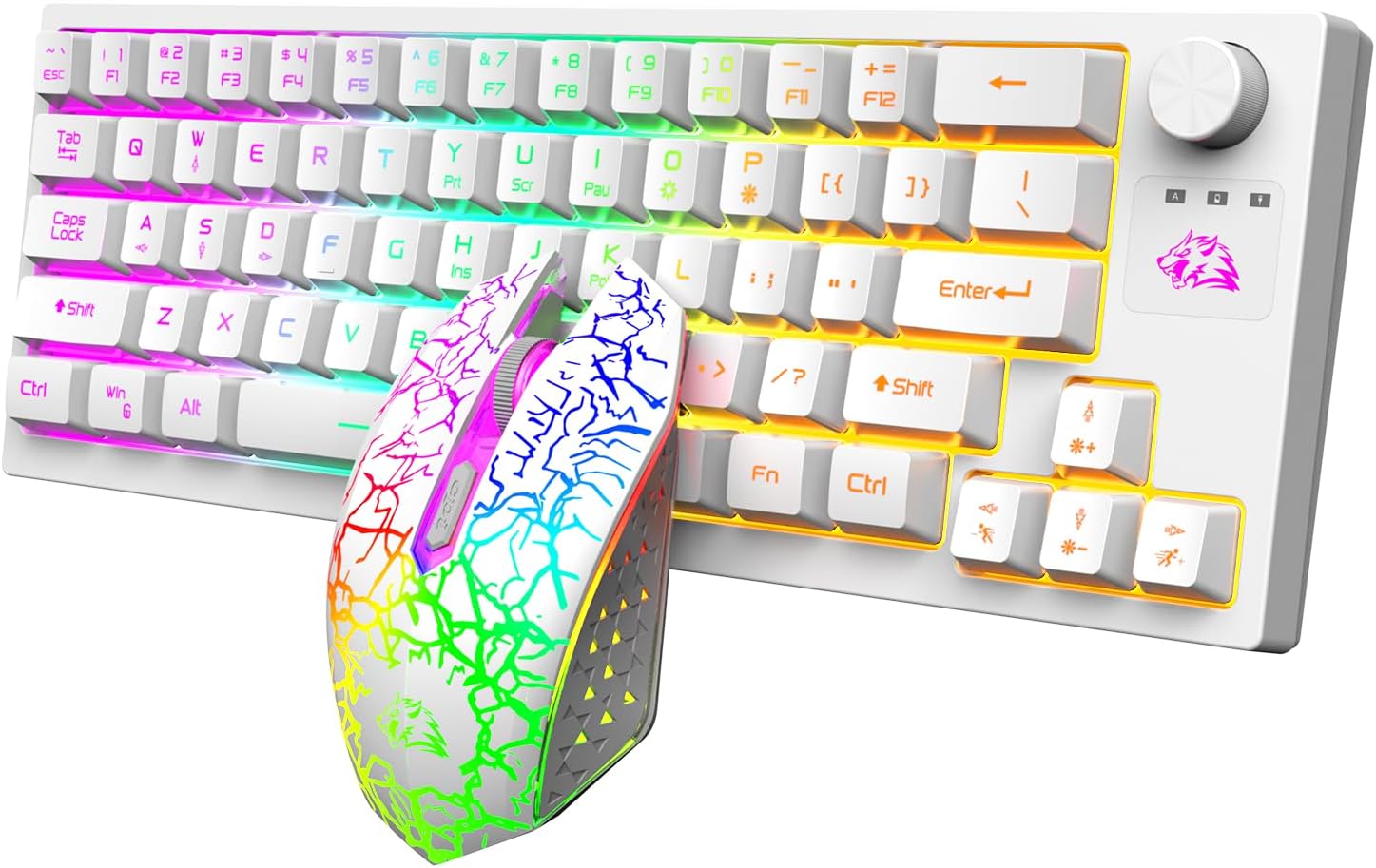 Amazon.com: FELICON 2.4G Wireless Mini Gaming Keyboard and Mouse Combo ...