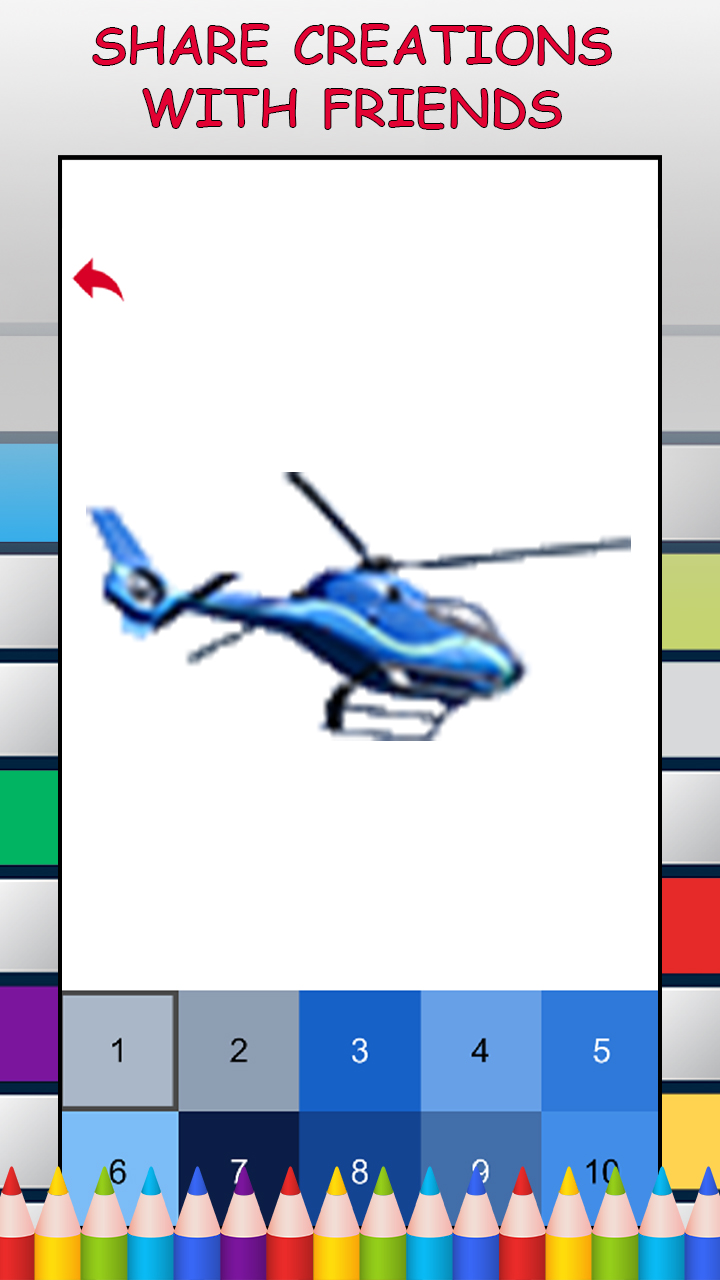 Buy Helicopters Color by Number - No Ads Pixel Art Game - Coloring Book ...