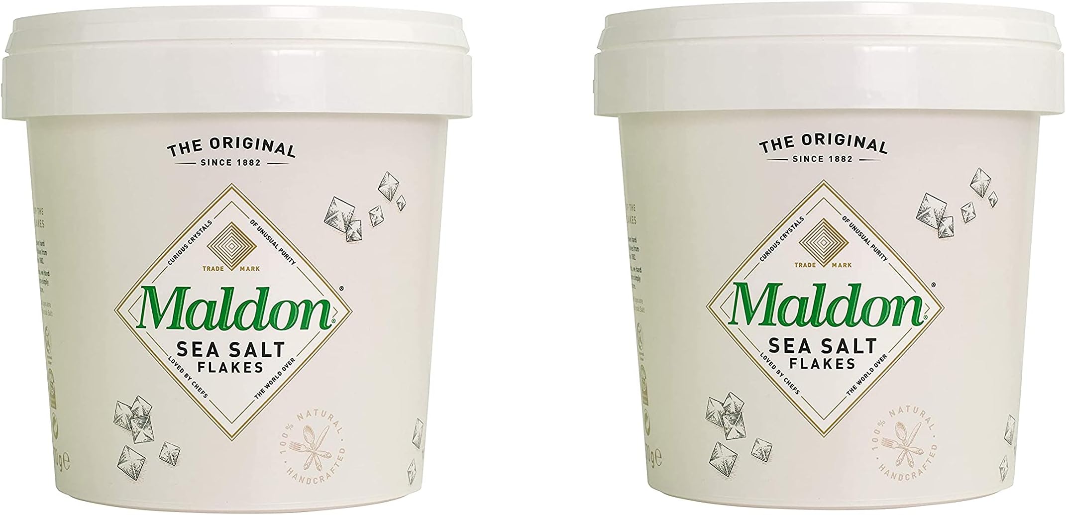 Amazon.com : Maldon Salt, Sea Salt Flakes, 20 oz (570 g), Resealable ...