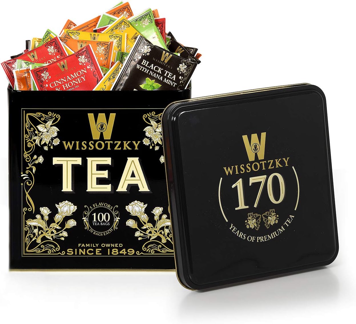 Amazon.com: Wissotzky Magic Tea Chest, Gift Box Collection w/ 80 ...