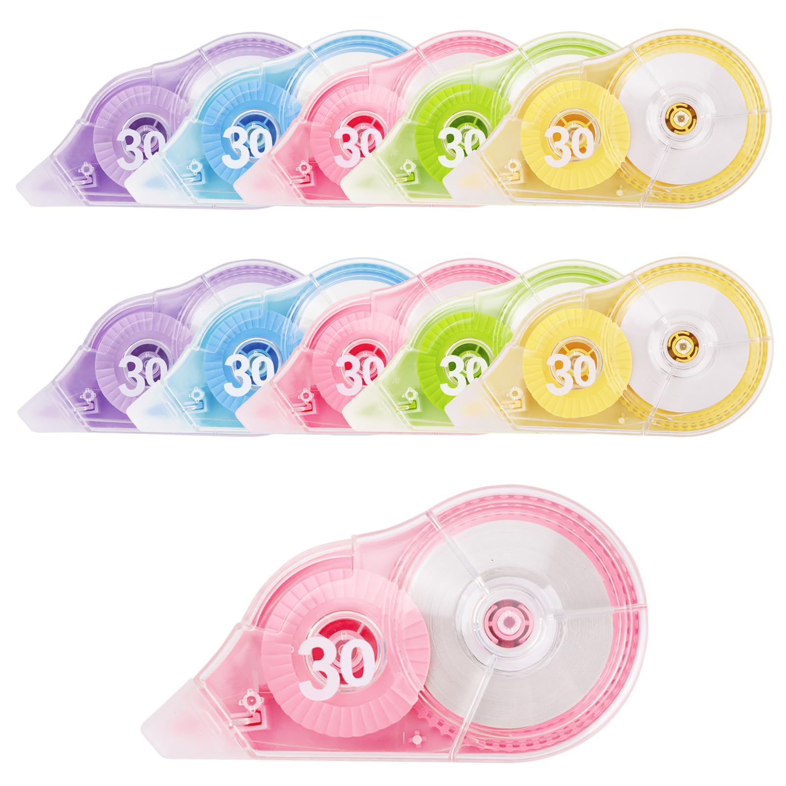 SHAIDOJIO 10PCS Correction Tape, 30m × 5mm White Out, 300M Long ...