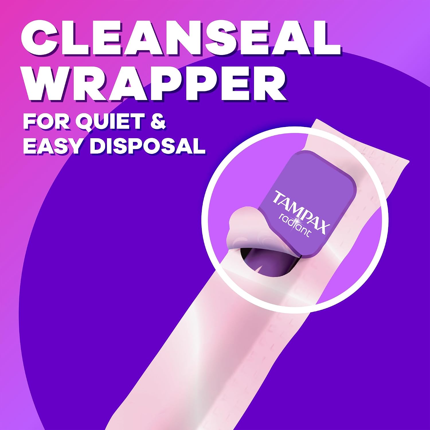 Tampax Pocket Radiant: Tampas Lip Stick Leve e Confortáveis com ...