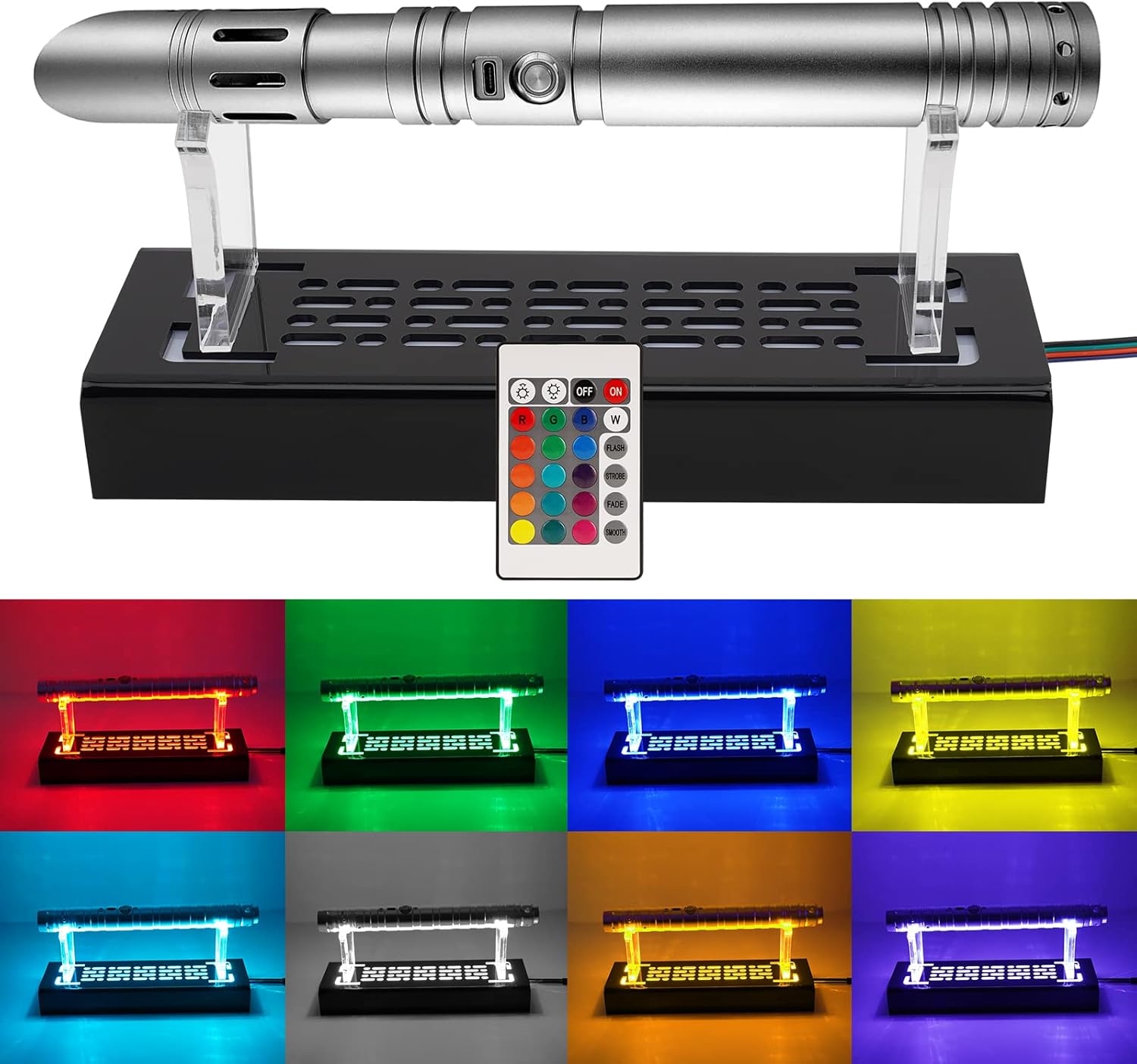 Amazon.com: MAIQIYALAN Lightsaber Stand ,Acrylic A variety of colors ...