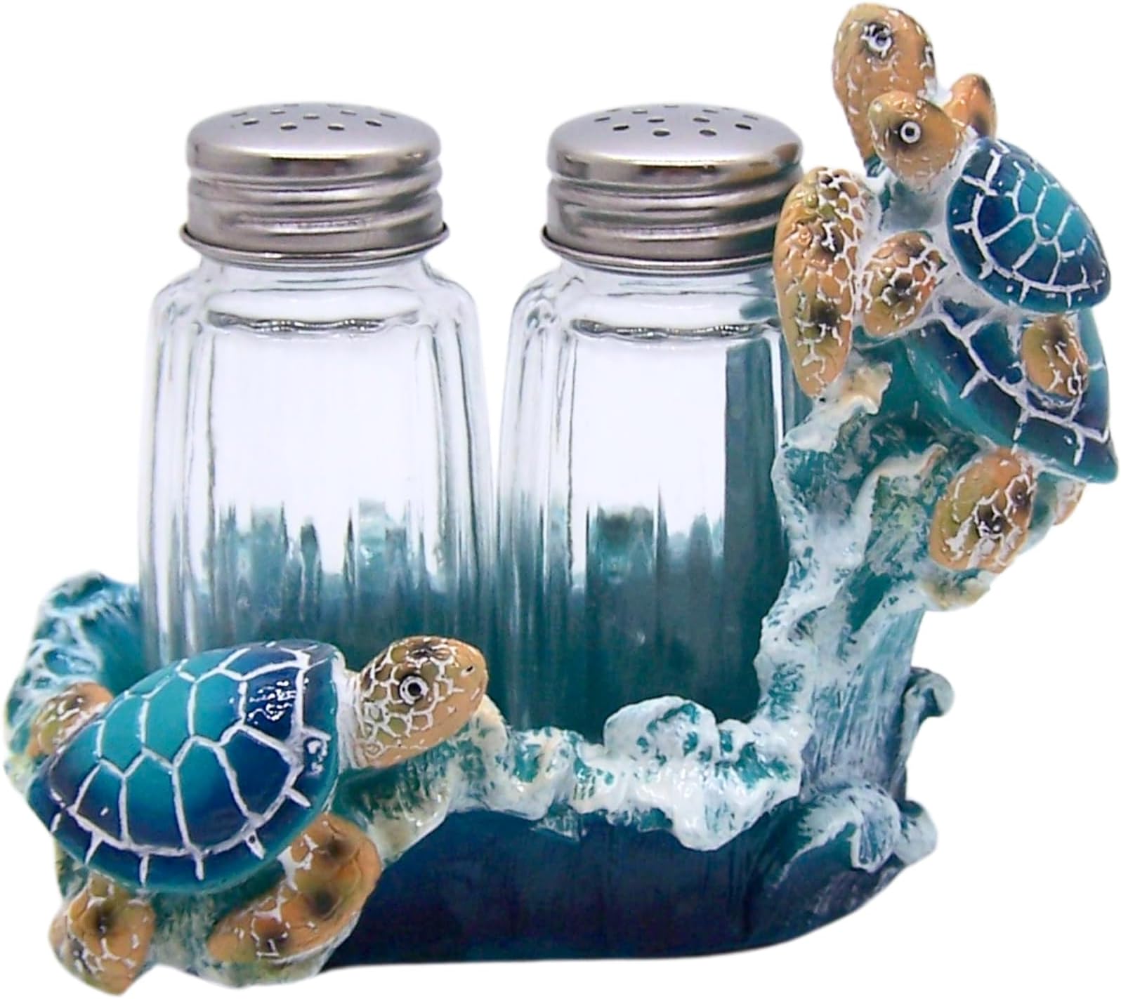 Amazon.com: Starfish and Shells Salt & Pepper Set, Nautical Décor ...