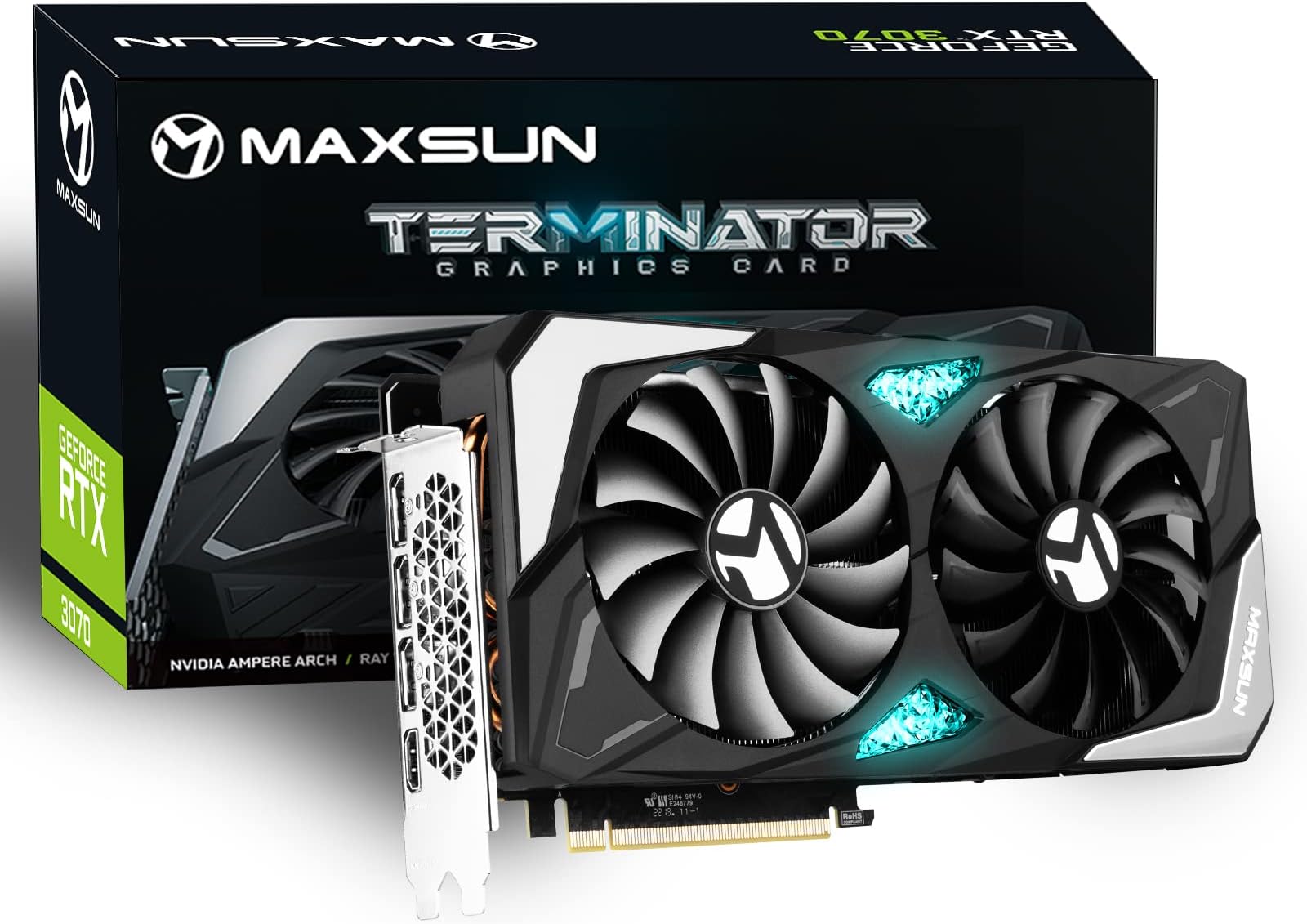 Amazon.com: maxsun GeForce RTX 3070 Terminator Vidoe Gaming Computer ...