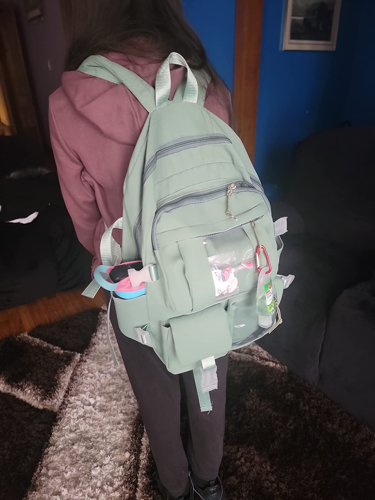 $7/mo - Finance Eagerrich Kawaii Backpack with Cute Pin Accessories ...