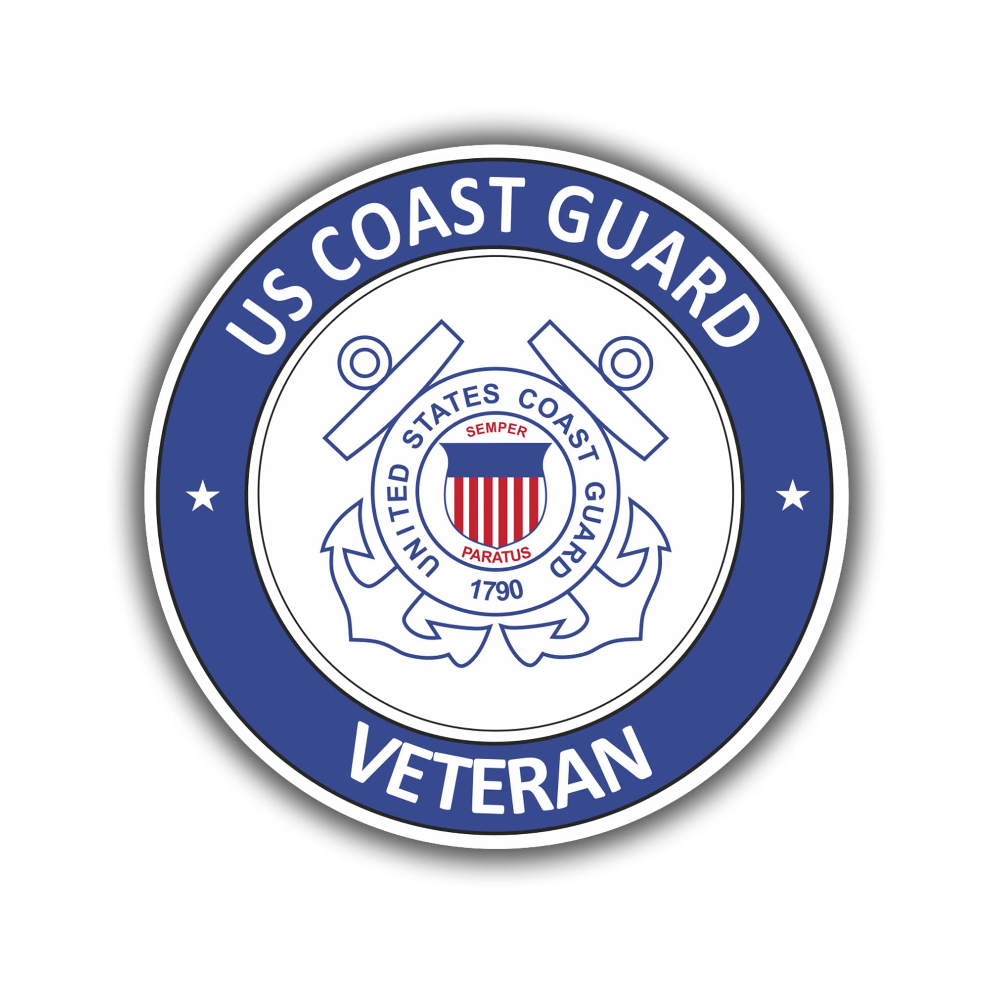 Coast Guard Window Decals