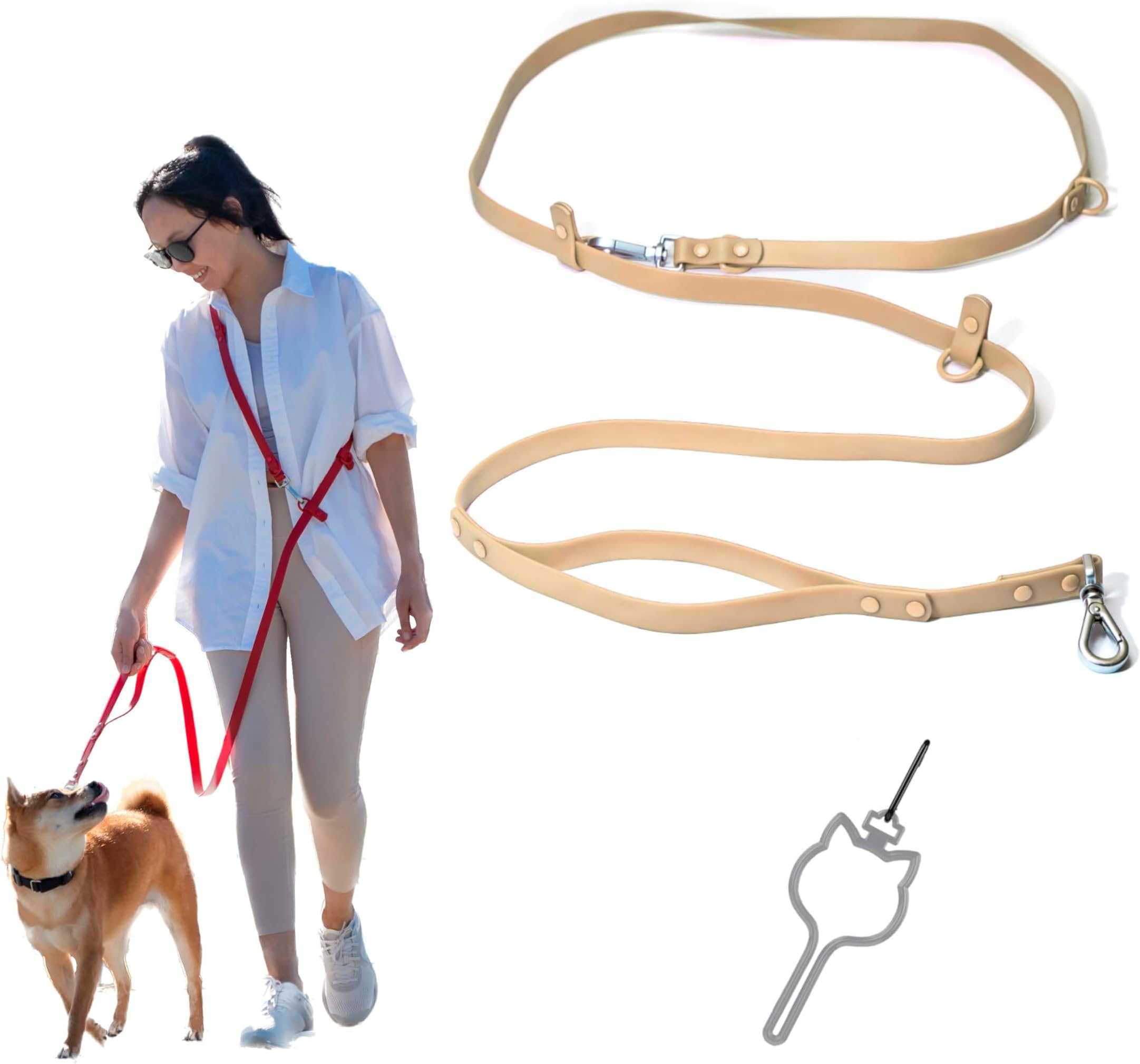 Amazon.com : QuikLeash™ - Stylish Hands Free Leash, Versatile Crossbody ...