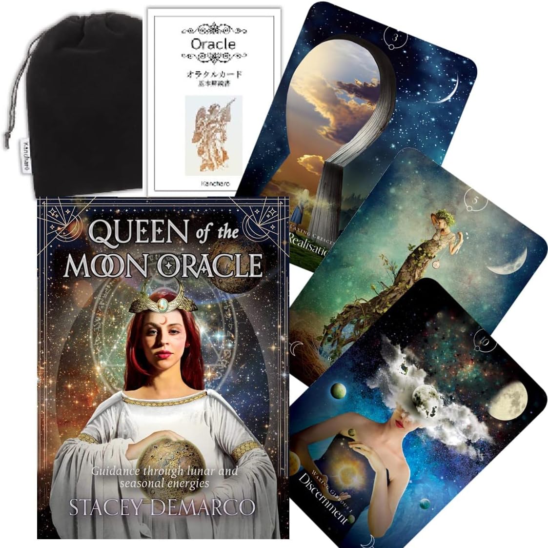 Amazon.co.jp: Kancharo Oracle Cards, 44 Cards, Tarot Divination [Queen ...