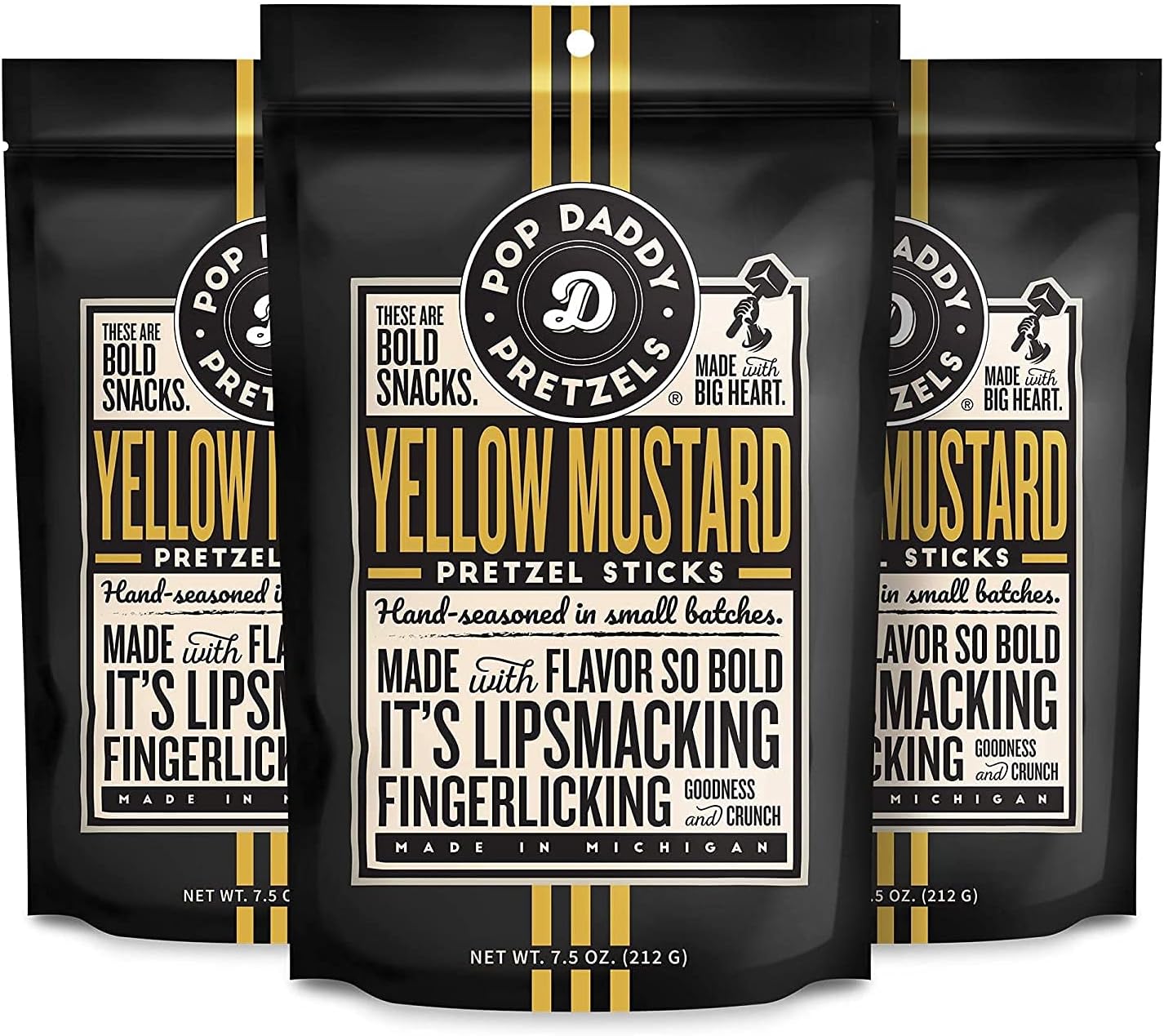 Amazon.co.jp: Pop Daddy Flavored Pretzels Sticks | Healthy Gourmet ...