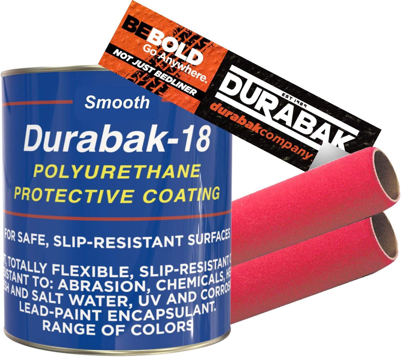 Durabak 18 (For Outdoors), SMOOTH version - Non Slip Coating, Bedliner ...