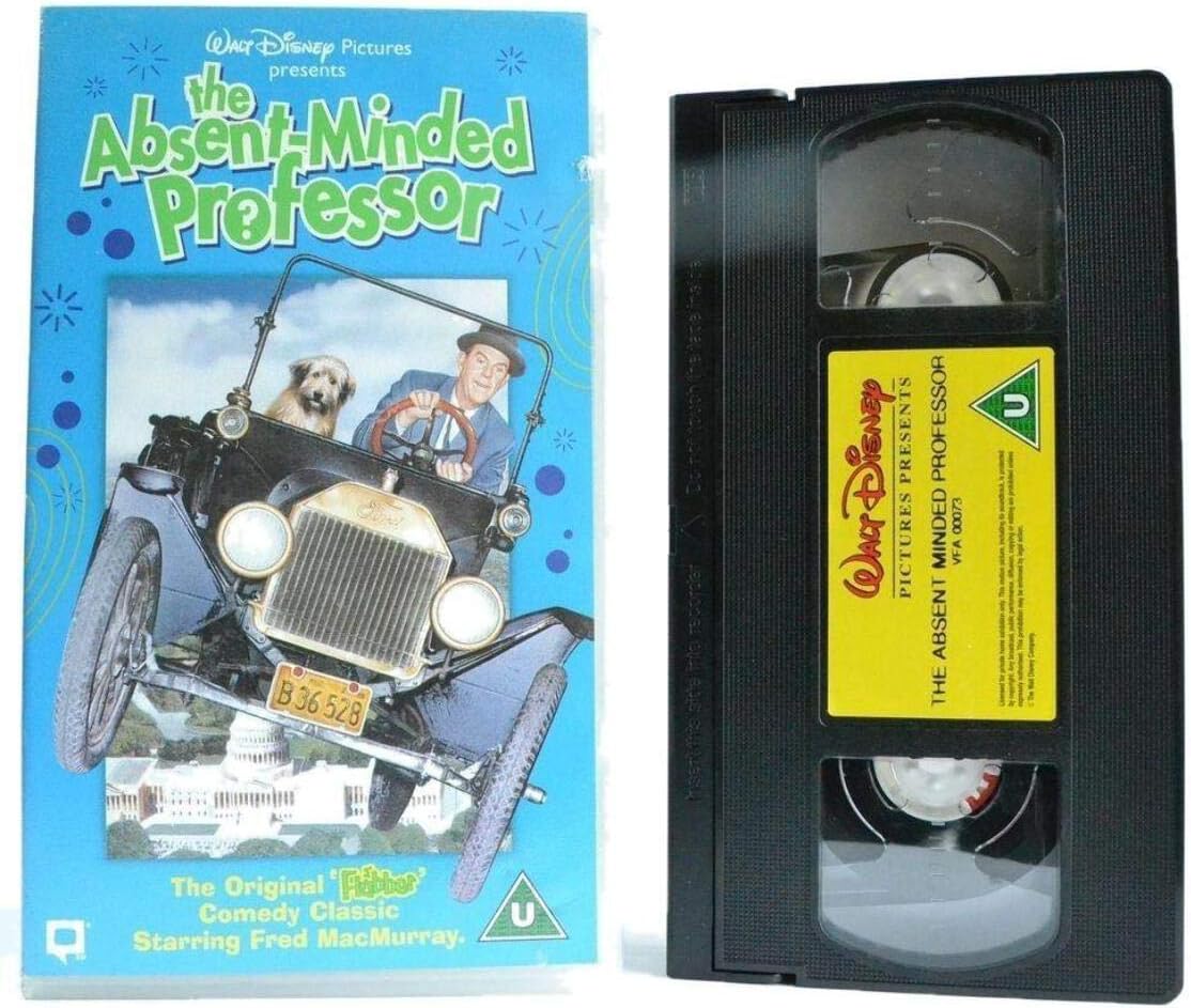 Amazon.com: The Absent-Minded Professor (PAL) [VHS] : Fred MacMurray ...
