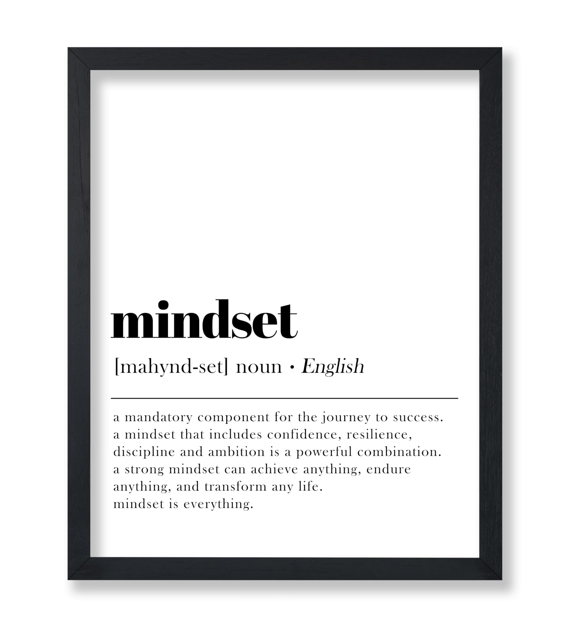 Amazon.com: Poster Master Dictionary Art Poster - Definition of Mindset ...