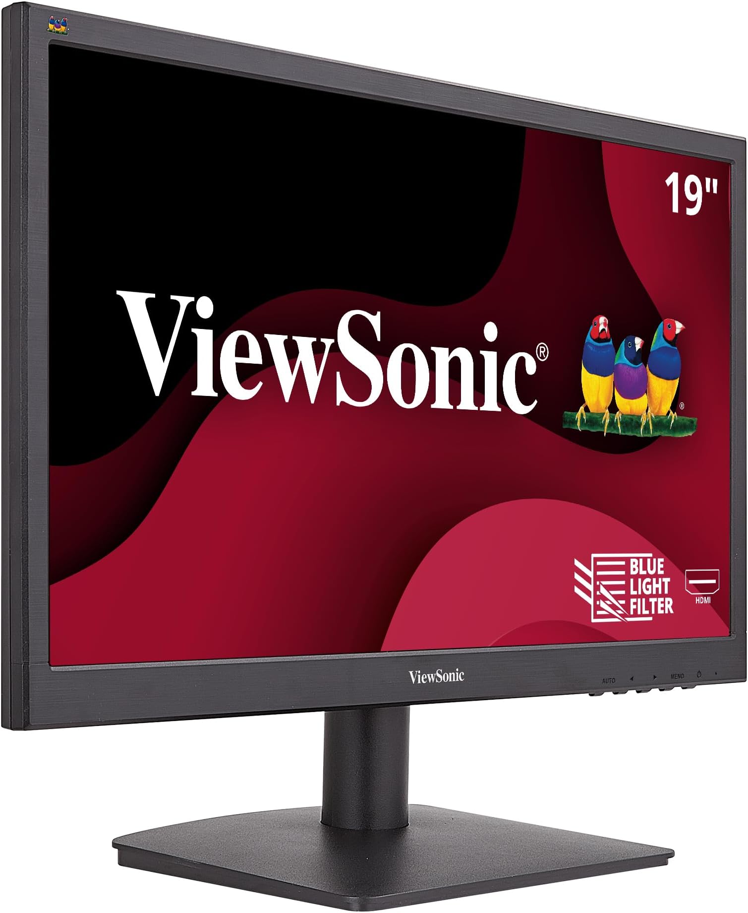 ViewSonic VA1903H 19-Inch WXGA 1366x768p 16:9 Widescreen Monitor with ...