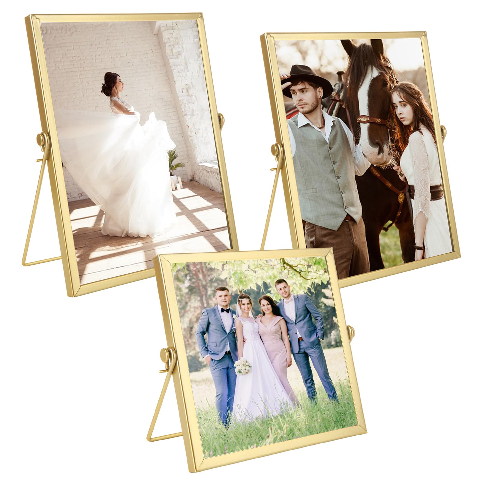 Amazon.com - SHUESS Set of 3 Glass Pressed Flowers Frame Collection ...