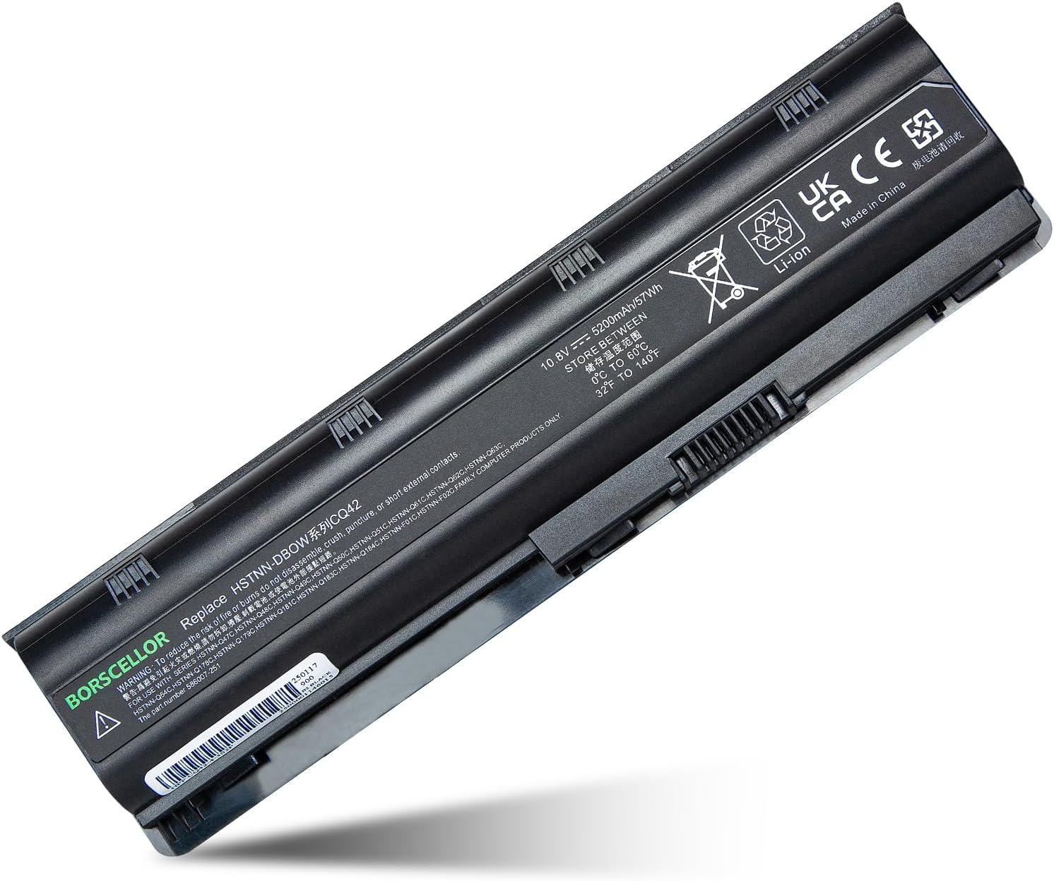 BORSCELLOR MU06 CQ42 593553-001 Battery MU09 Replacement for Laptop HP ...