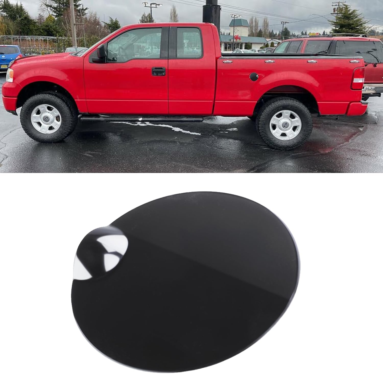 Amazon.com: BOMLING Gas Tank Door Cover, Fuel Tank Filler Cap fit for ...