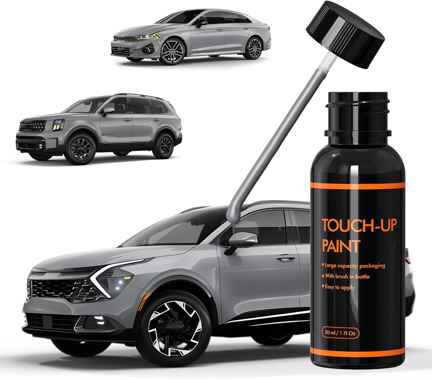 Amazon.com: XTryfun C7S/US6 Wolf Gray Touch Up Paint for Kia, DIY Car ...