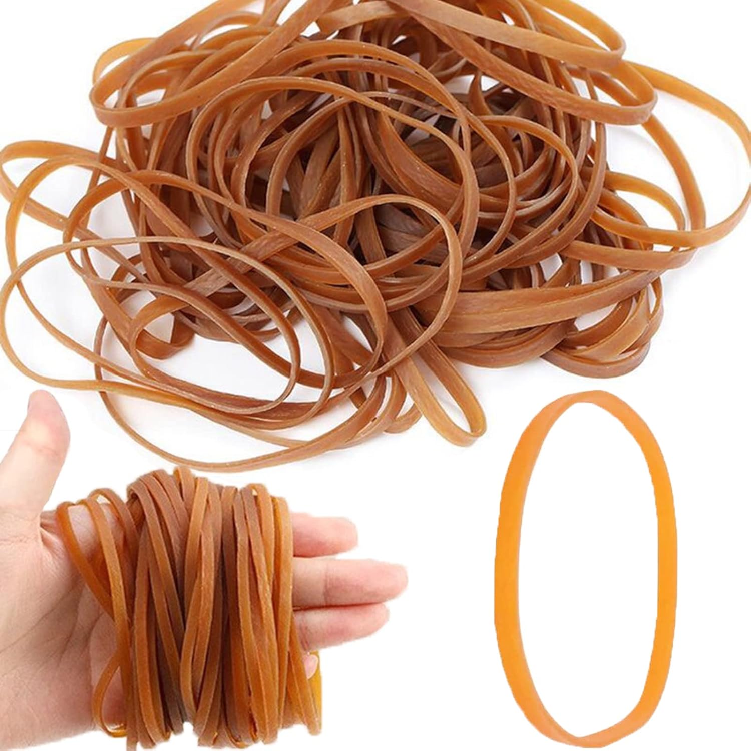 Gummibänder, 50 Stücke Gummiringe Breit 60x3mm, Haushaltsgummi ...